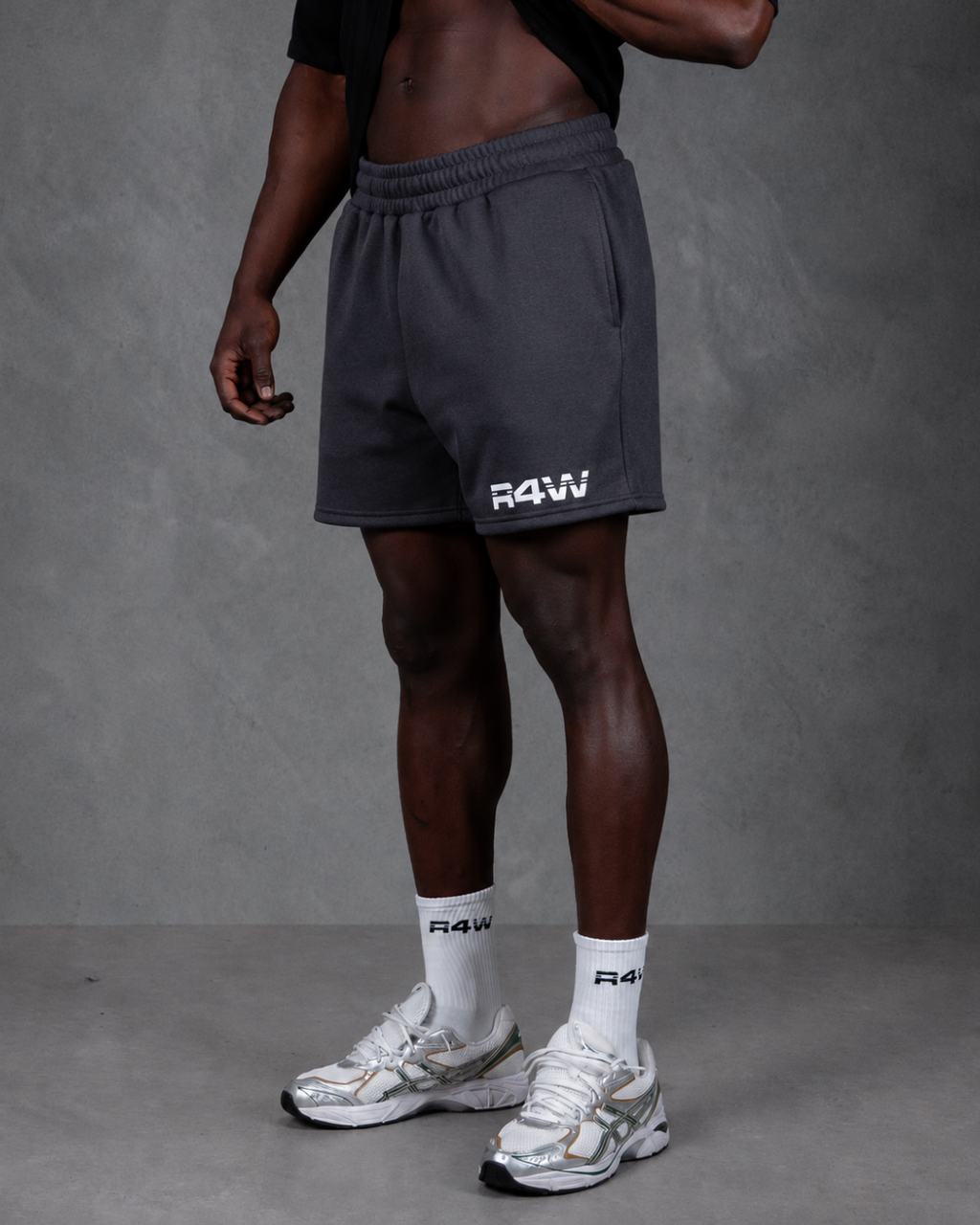 R4W FLEECE SHORTS CHARCOAL – R4W Active